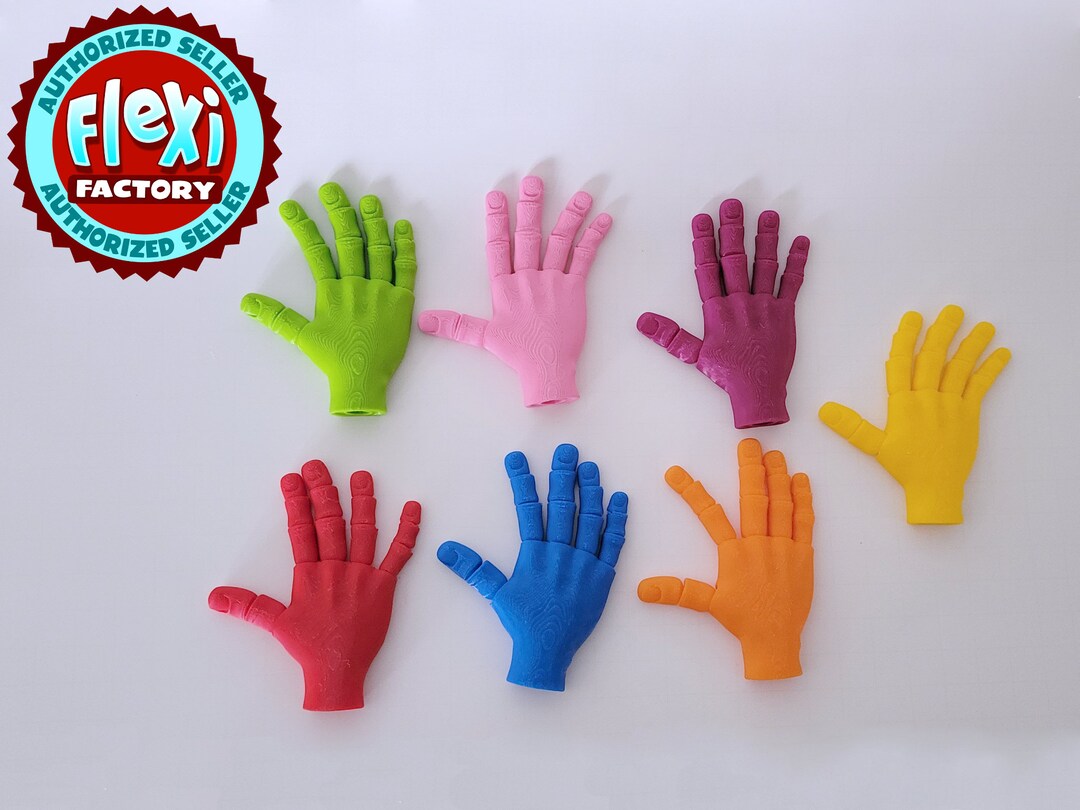 Flexi Factory Articulated Hand Pencil Topper - Etsy
