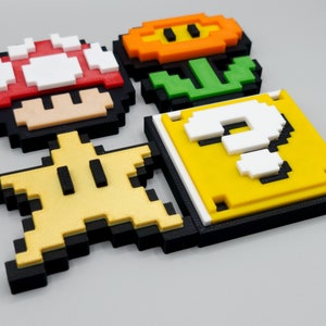 Retro Video Game Refrigerator Magnets Set 1, Retro Inspired Video Game ...