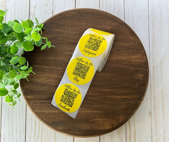 100 Stickers QR Code Stickers Small Business Stickers 2inch - Etsy