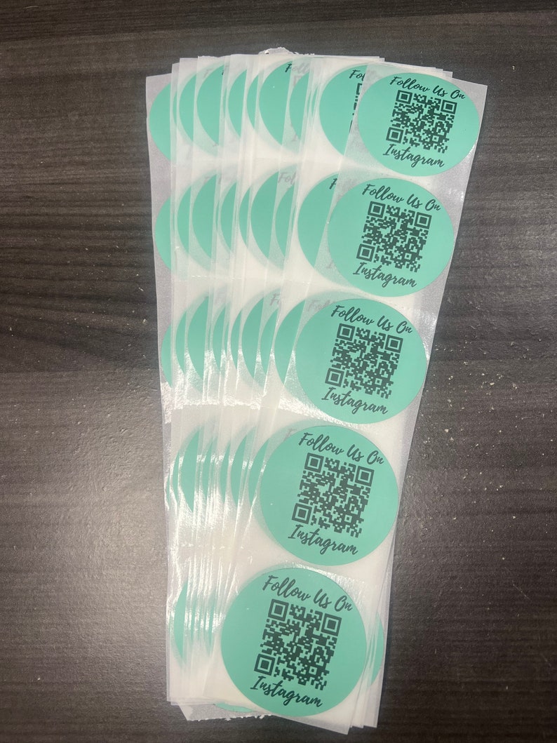 100 Stickers QR Code Stickers Small Business Stickers 2inch - Etsy