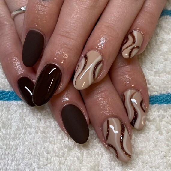 Buck Wild Reusable Professional Gel Press Ons Glue on Nails Fake Nails Etsy