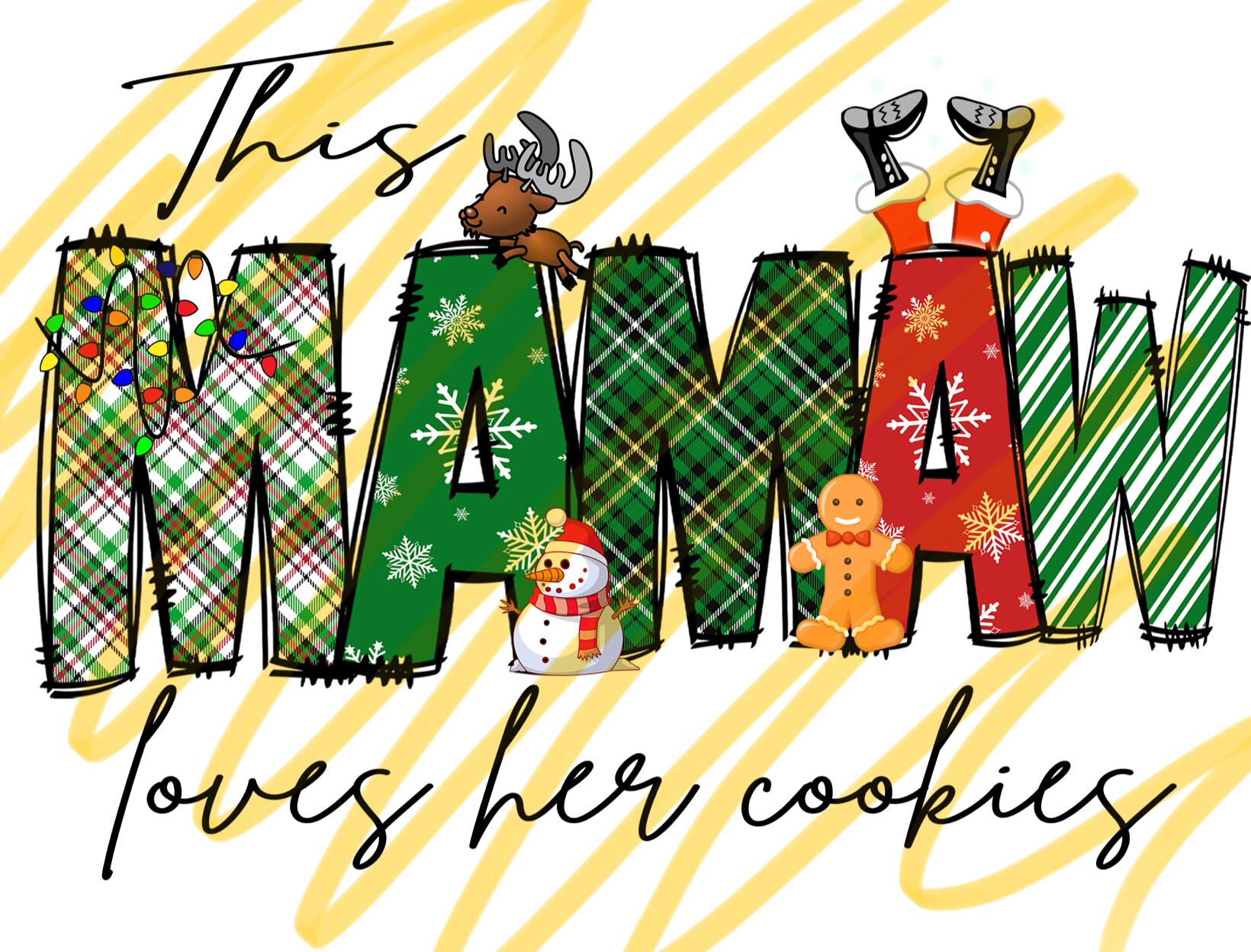 This Mamaw Loves Her Cookies PMG - Etsy