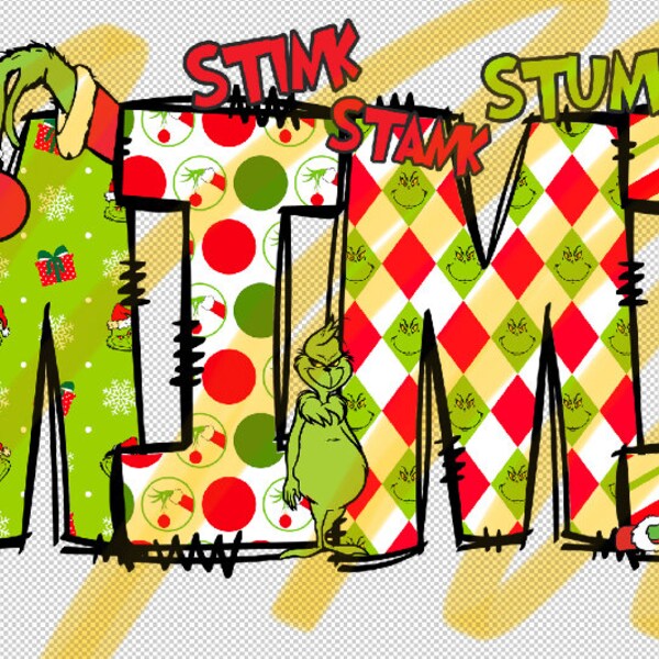 Mama Grinch Png - Etsy