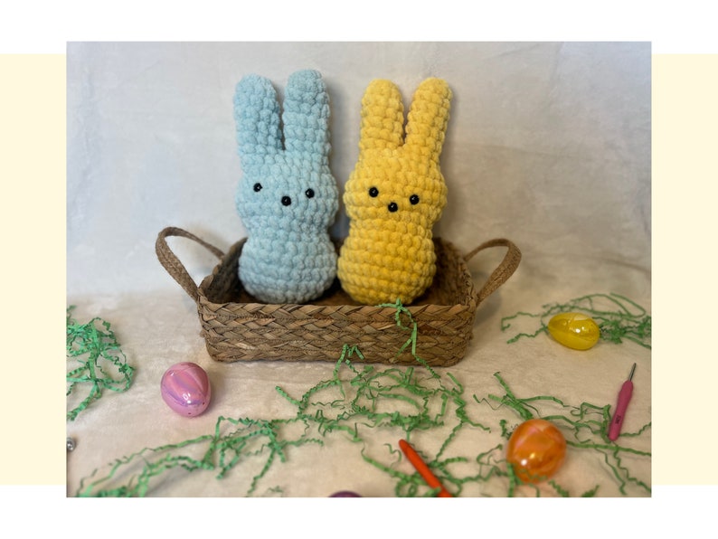 Peeps Crochet No Sew Pattern, PDF Printable Digital Download, Easter ...