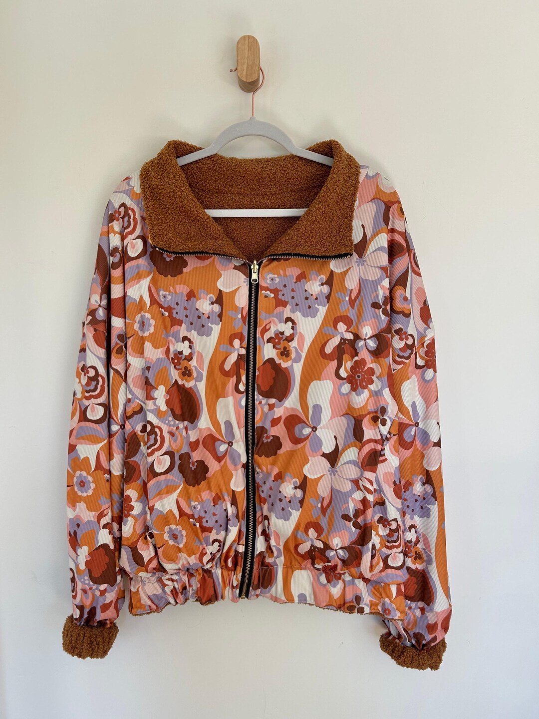 Vintage Floral Reversible Jacket - Etsy