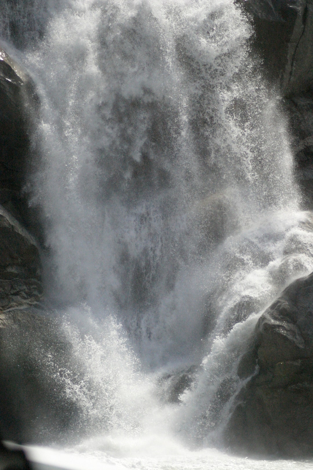 Crashing Waterfall #2, Waterfall View Canvas, Professional Nature ...