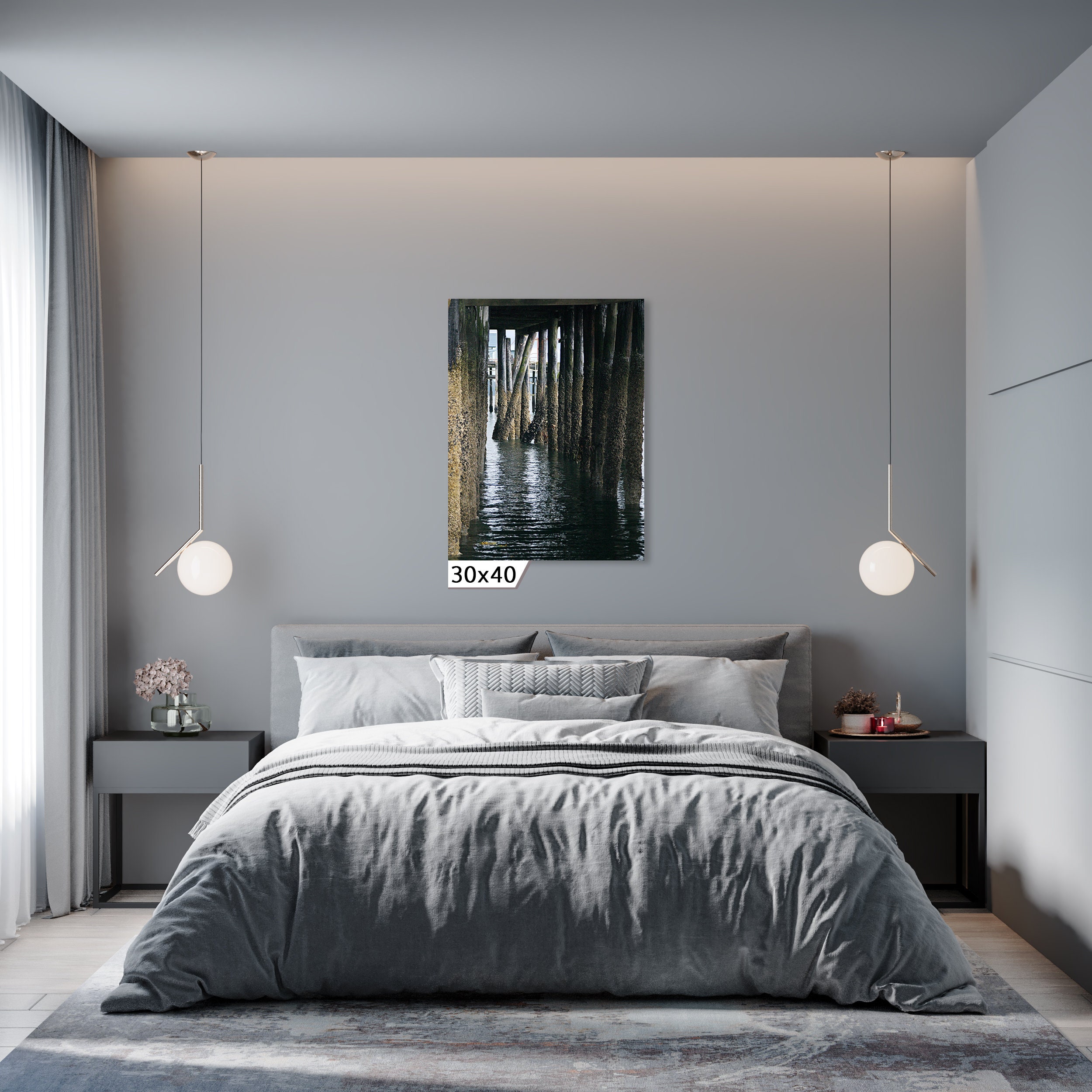 Color Version of Kake AK Historic Pier Pilings - Etsy