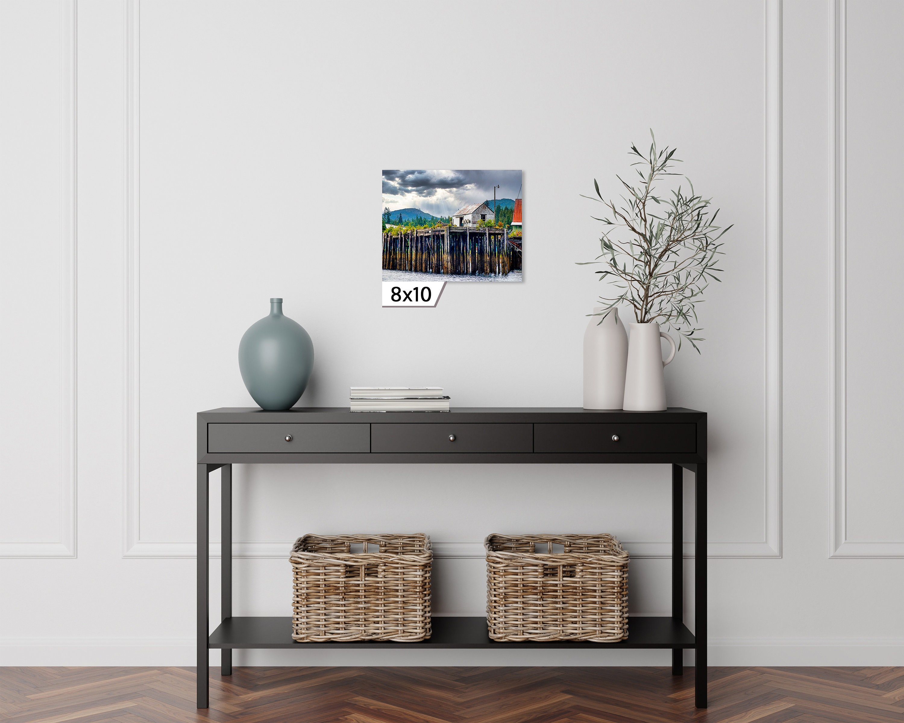 Deserted Cannery Dock at Kake, Alaska, Rustic Waterfront Dock in Alaska ...