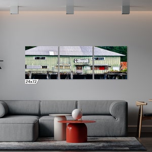 Kake AK View of Historic Cannery Building Waterfront Salmon - Etsy