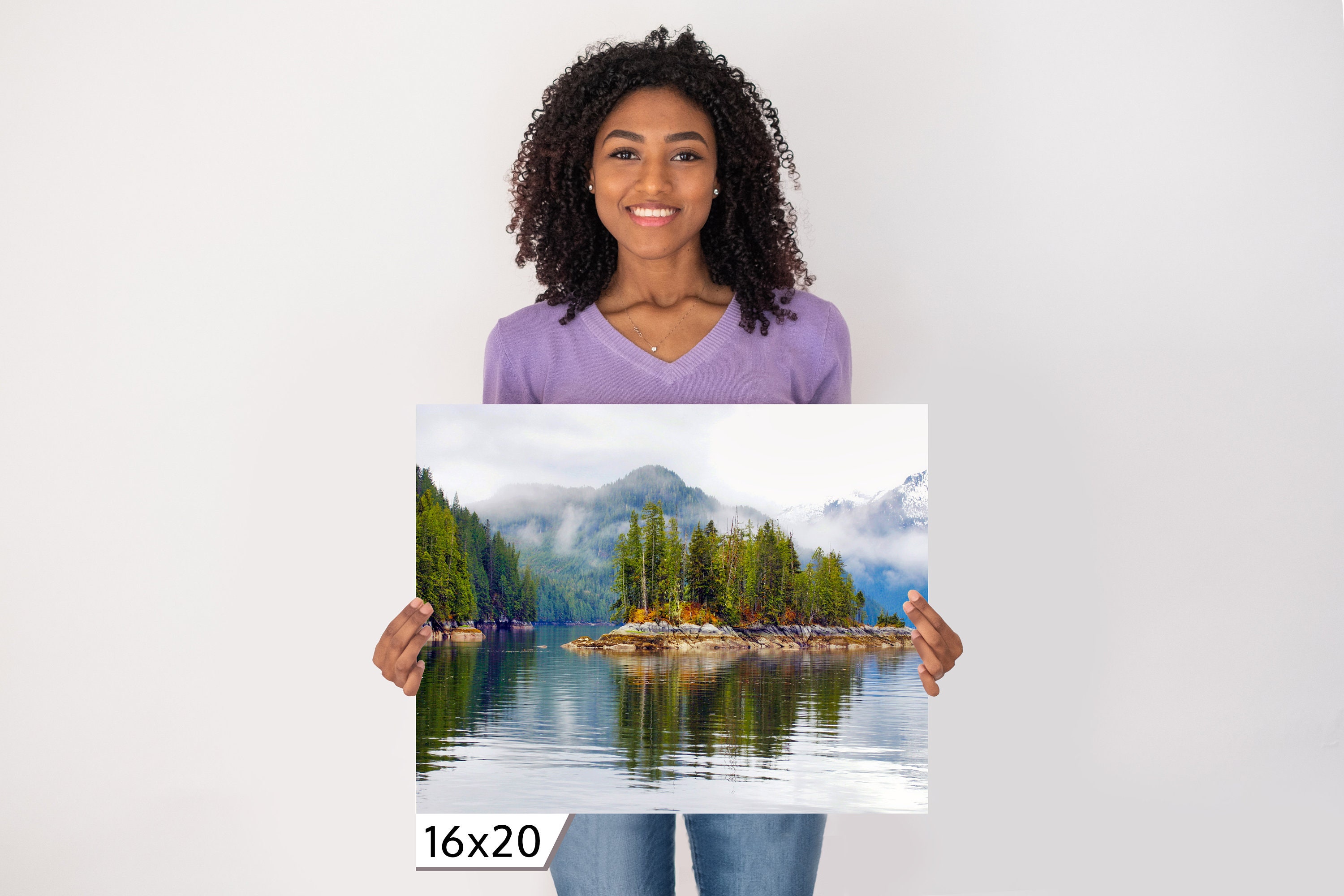 Coastal Morning Hi Def Photo, Hi Def Nature Print, Land and Sea, Fog ...