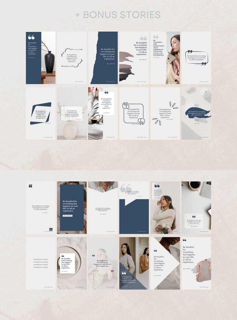 98 Instagram Multipurpose Canva Template Bundle for Quotes & - Etsy