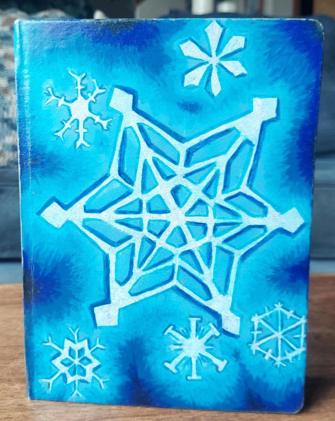 Hand-drawn Snowflake Journal: Hardcover Craft Paper - Etsy