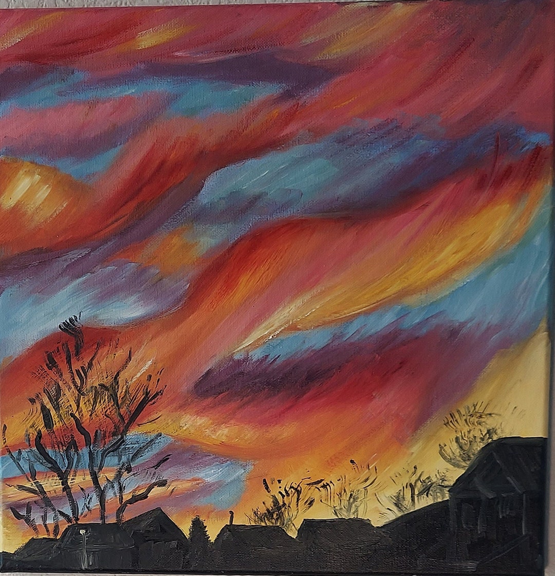 Good Morning 14x14 Oil Painting - Etsy