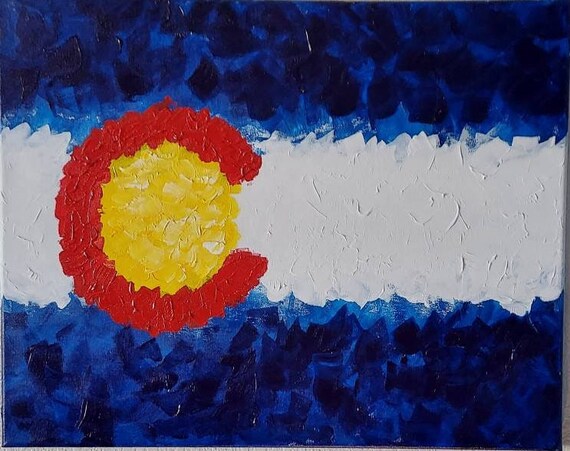 Abstract Colorado Flag
