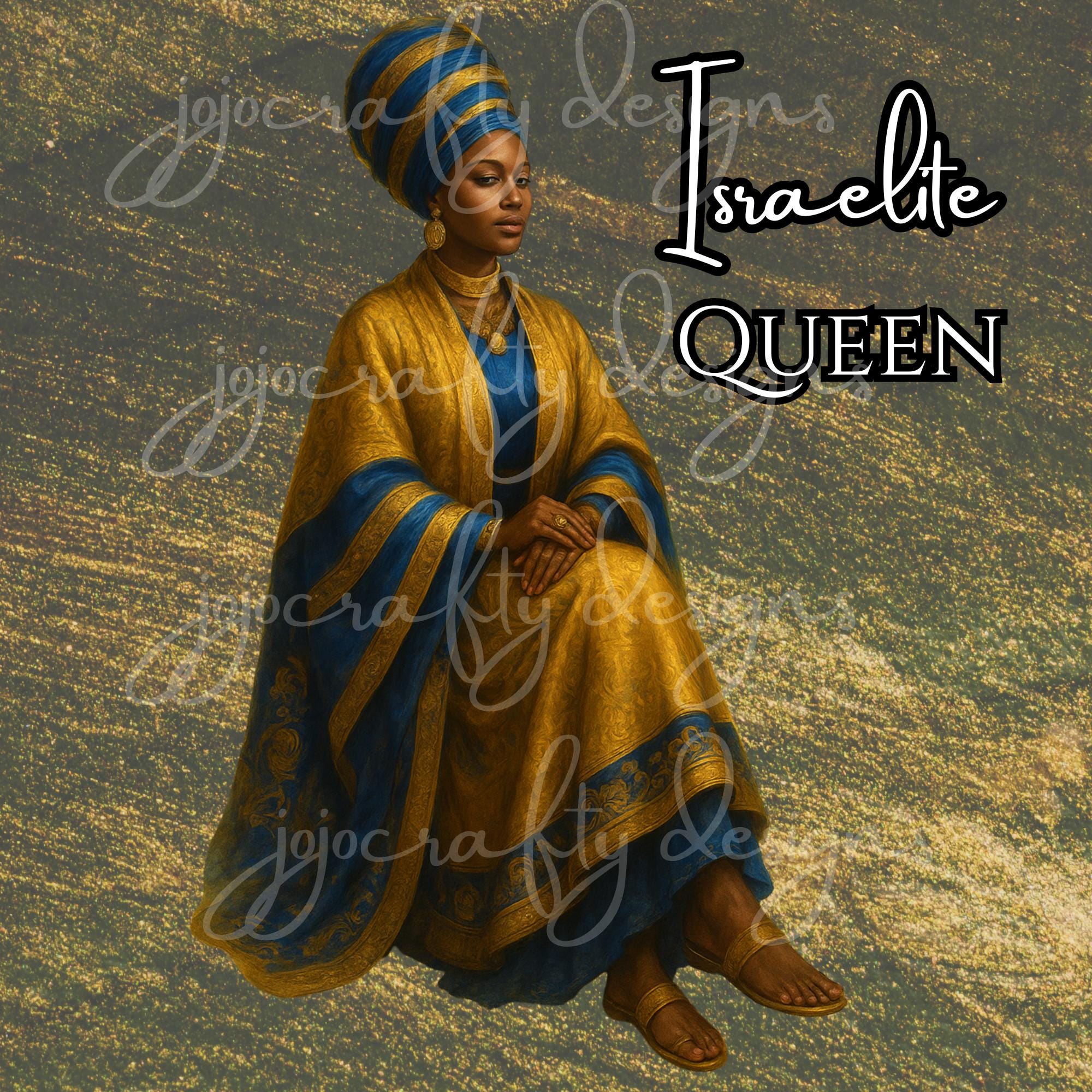 Hebrew Israelite Woman Clip Art | Black Hebrew Royal Attire | Digital ...