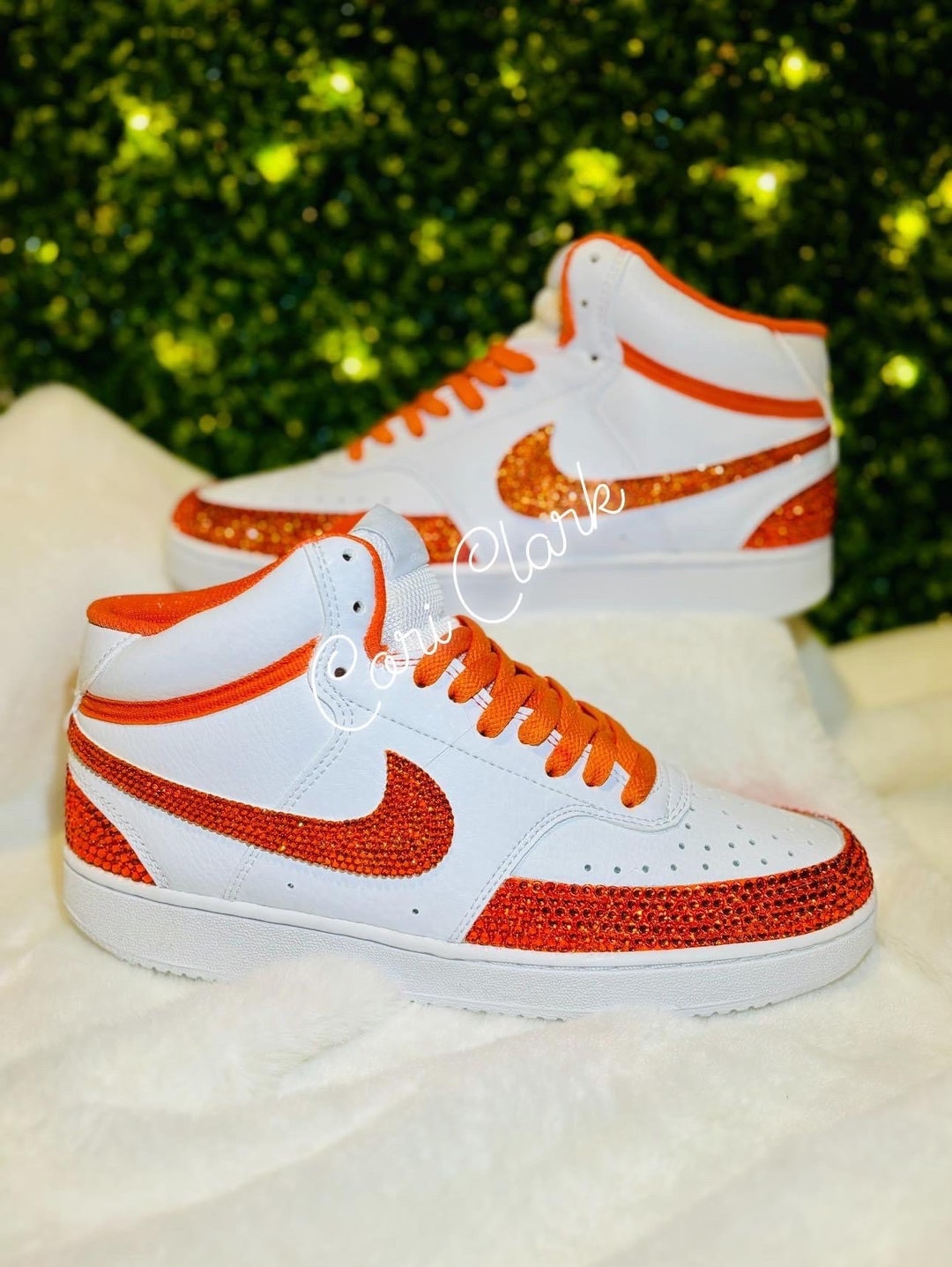Custom Rhinestone Nike Court Vision Sneakers - Etsy