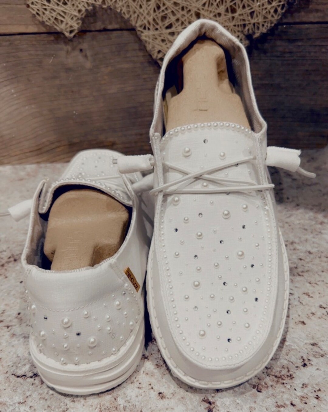 Custom Bride Wedding Rhinestone Hey Dudes - Etsy