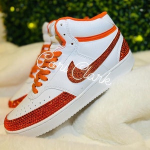 Custom Rhinestone Nike Court Vision Sneakers - Etsy
