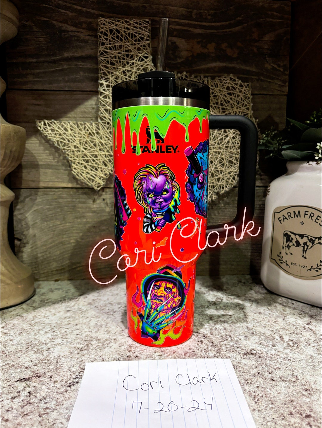 Horror Show Custom Stanley 40oz 30oz - Etsy