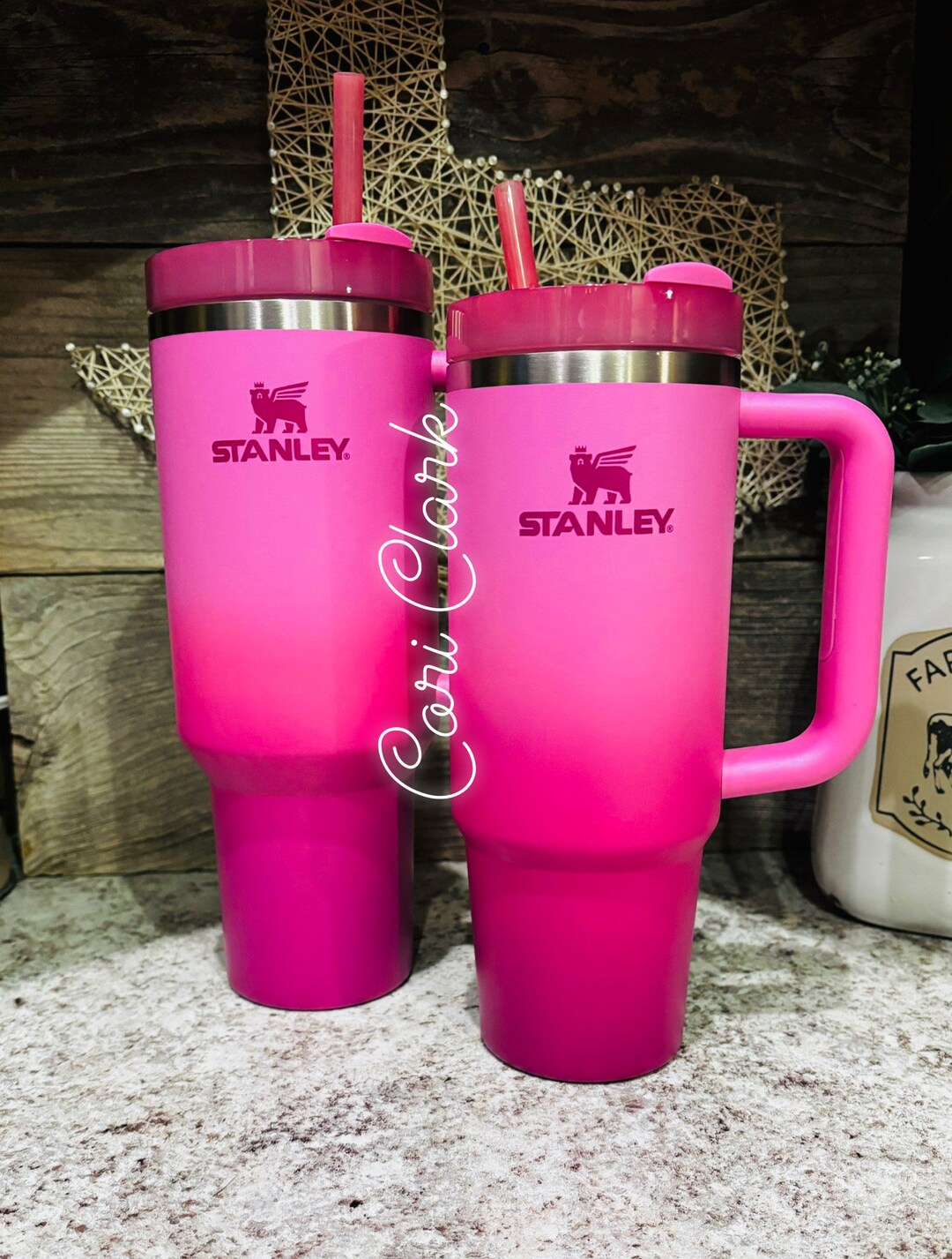 Sweetheart Hand Dyed Stanley 40oz 30oz - Etsy