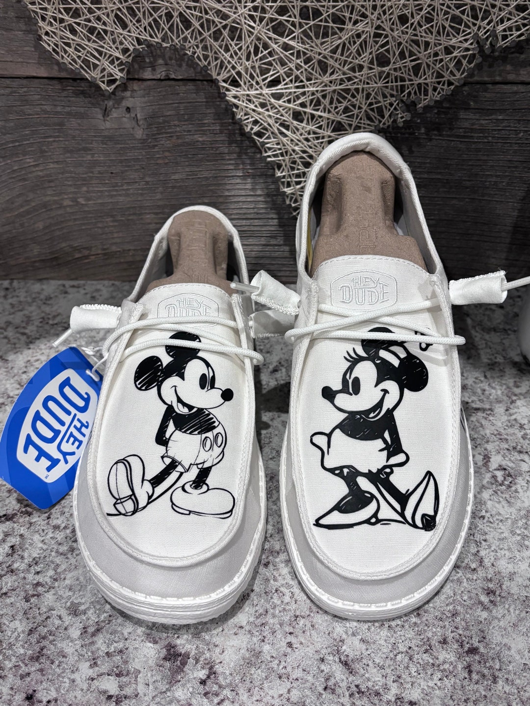 Black and White Vintage Mouse Hey Dudes - Etsy