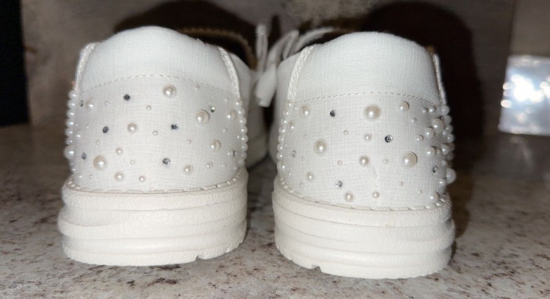 Custom Bride Wedding Rhinestone Hey Dudes - Etsy