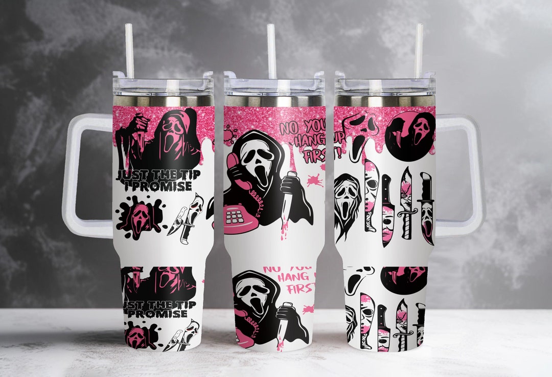 Scream Just the Tip Drip 40oz Tumbler Wrap - Etsy Australia