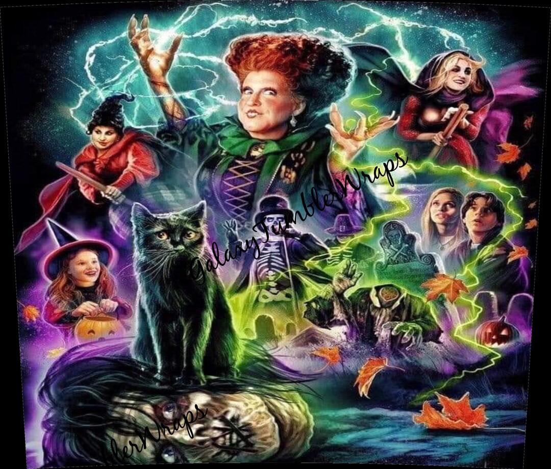 Hocus Pocus 20oz Tumbler Full Wrap - Etsy