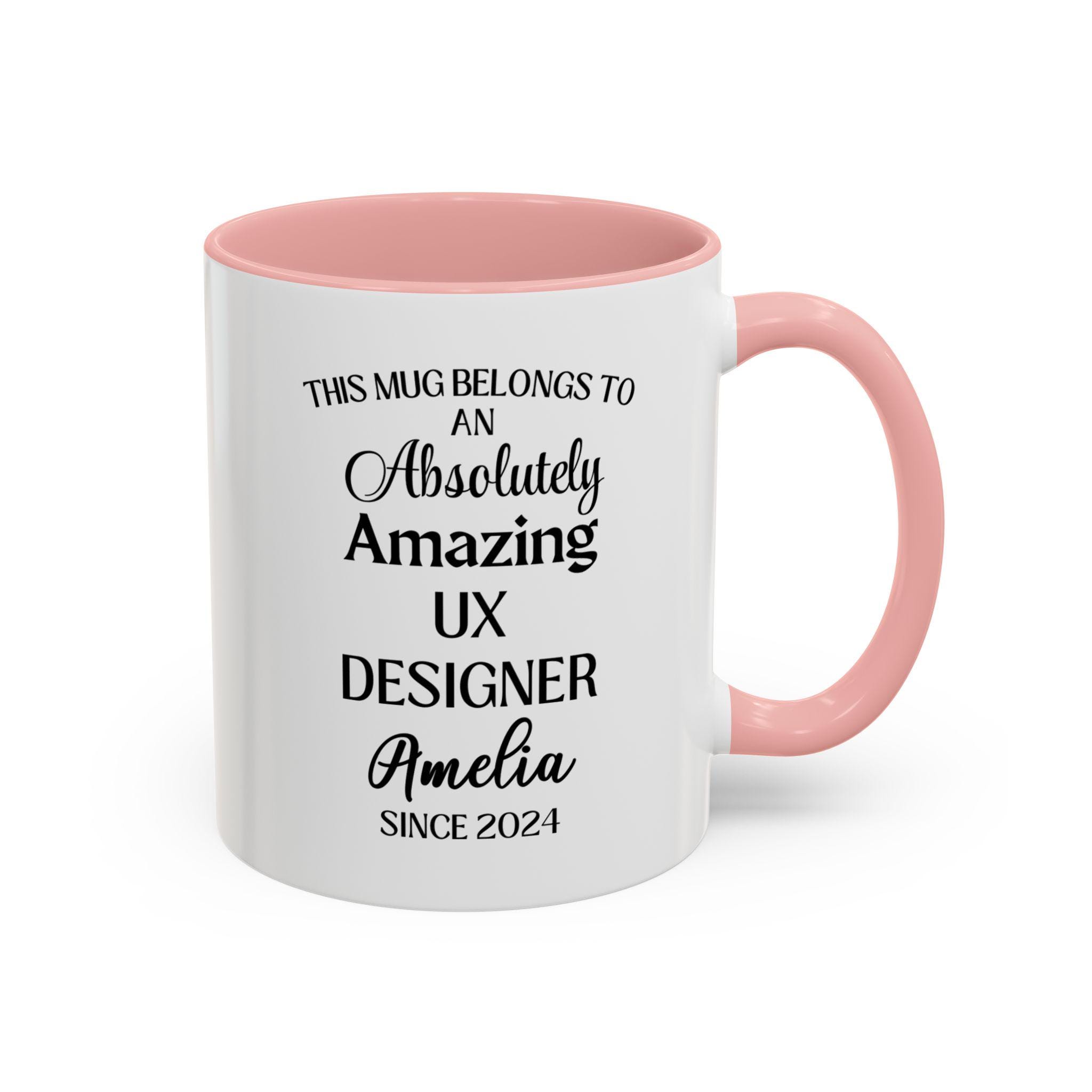 Custom UX Designer Mug, Funny Tech Designer Gift, Personalized Web ...