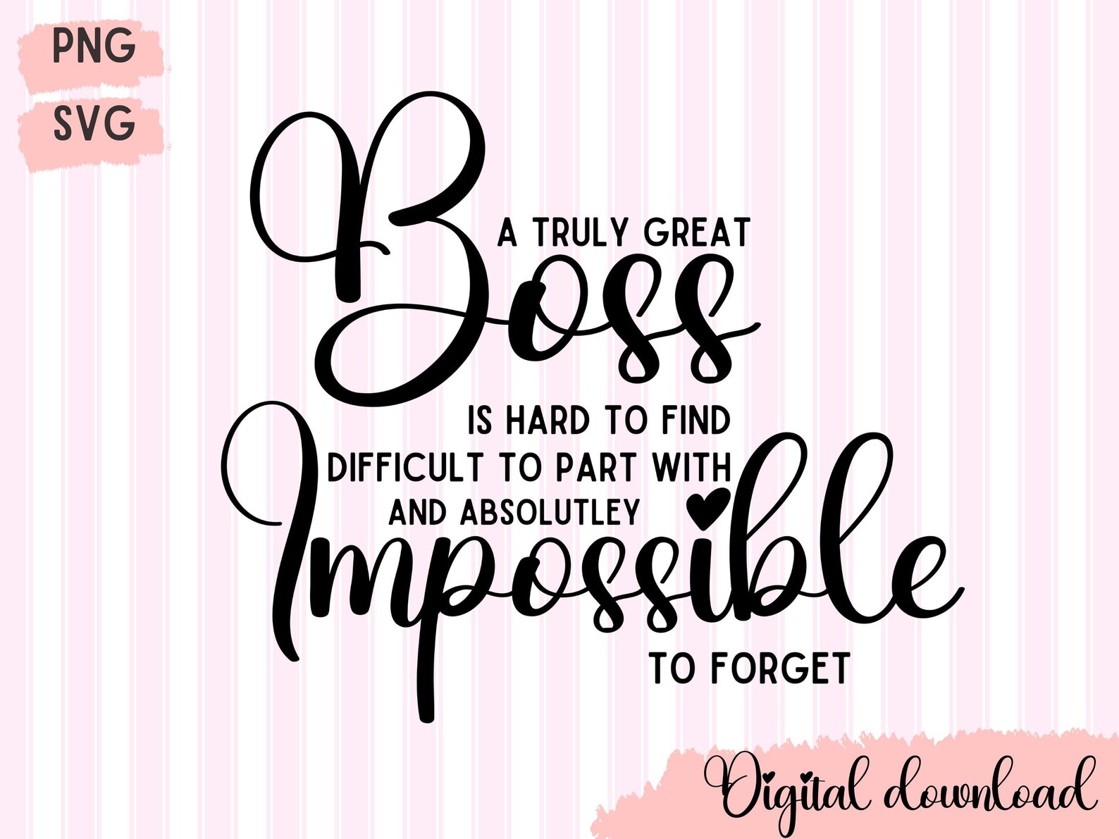 A Great Boss SVG Boss Quote Boss Sign Retirement SVG - Etsy