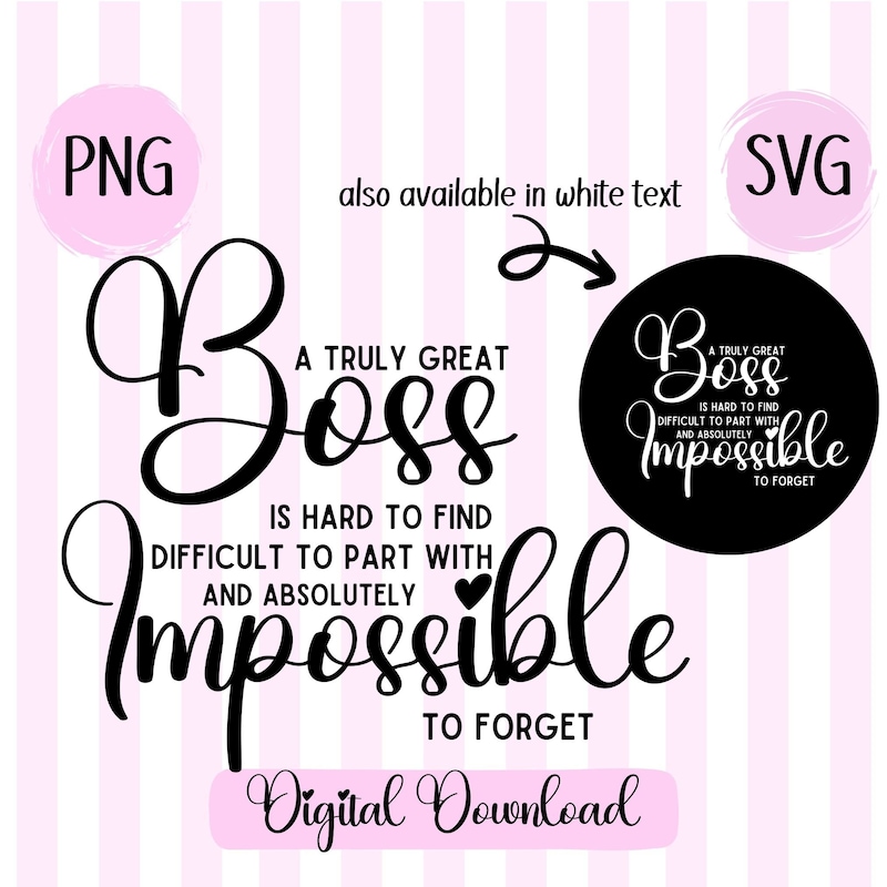 Boss Quotes Svg - Etsy