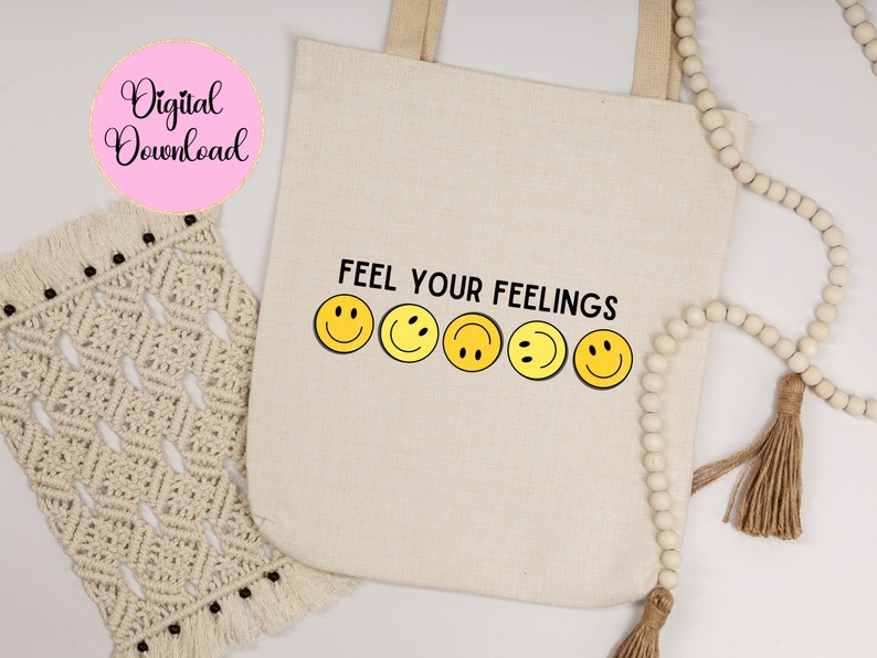 Feel Your Feelings PNG Trendy Svg Positive Aesthetic Png - Etsy