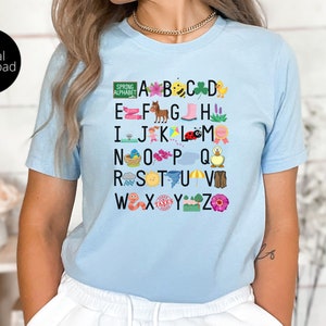 Spring Teacher Png Alphabet PNG Teacher Png Teacher Spring Shirt Bumble ...