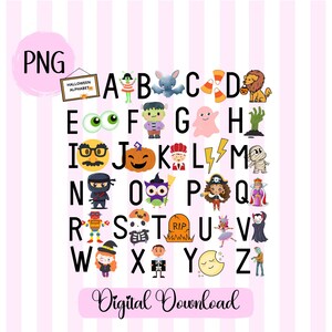 Halloween Teacher Png Halloween Alphabet PNG Teacher Png Teacher Fall ...