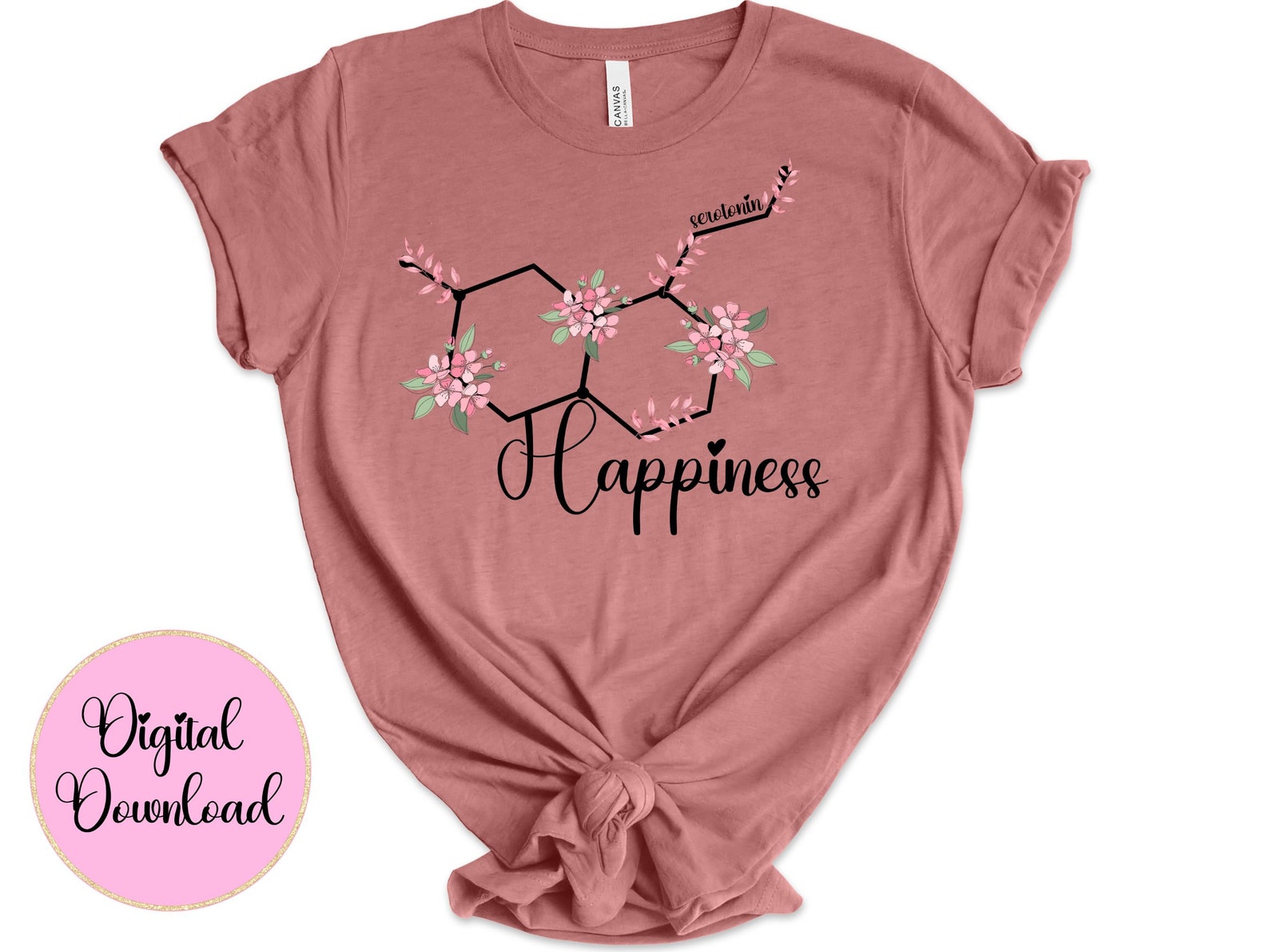 Serotonin PNG Floral Serotonin PNG Molecular Structure PNG - Etsy