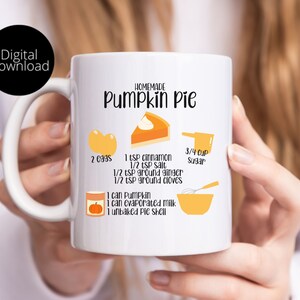 Fall Recipe SVG Thanksgiving Sublimation File Fall Png Thanksgiving Png ...