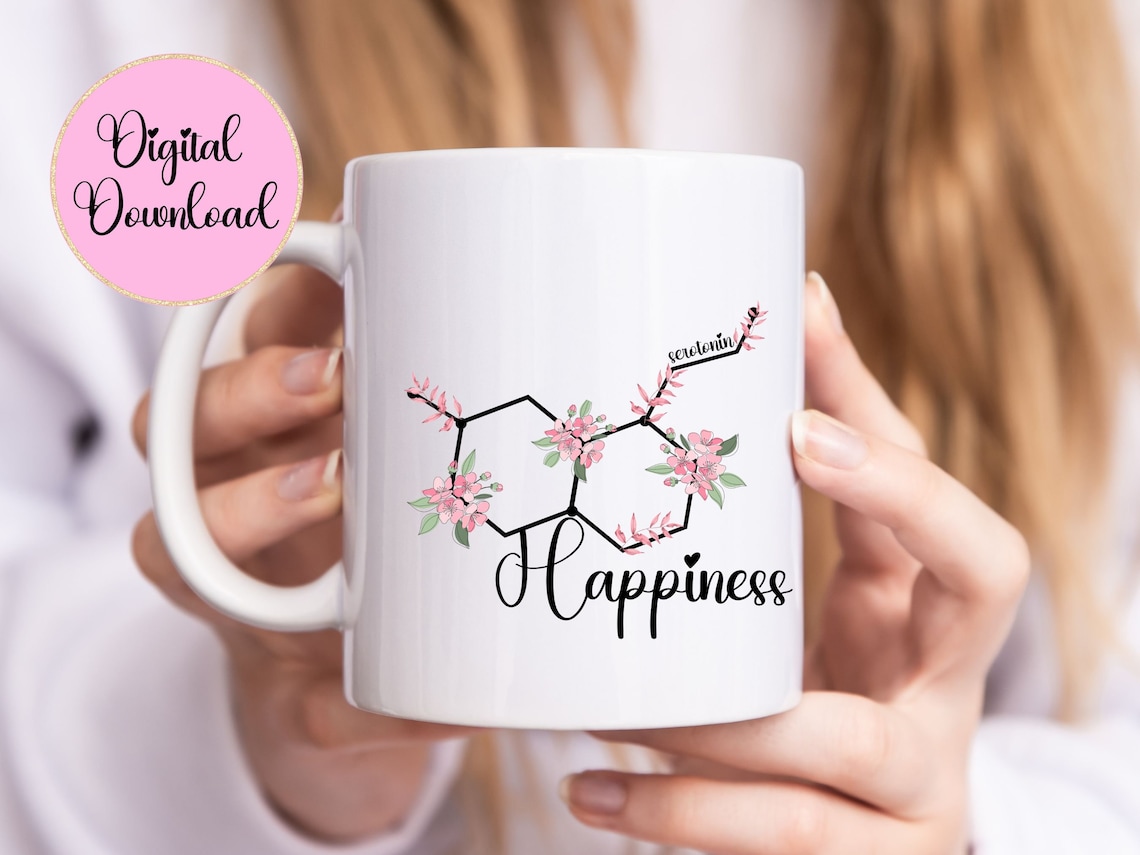 Serotonin PNG Floral Serotonin PNG Molecular Structure PNG - Etsy