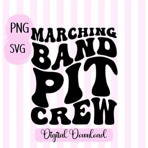 Marching Band SVG Marching Band Pit Crew SVG Png Band SVG Marching Band ...