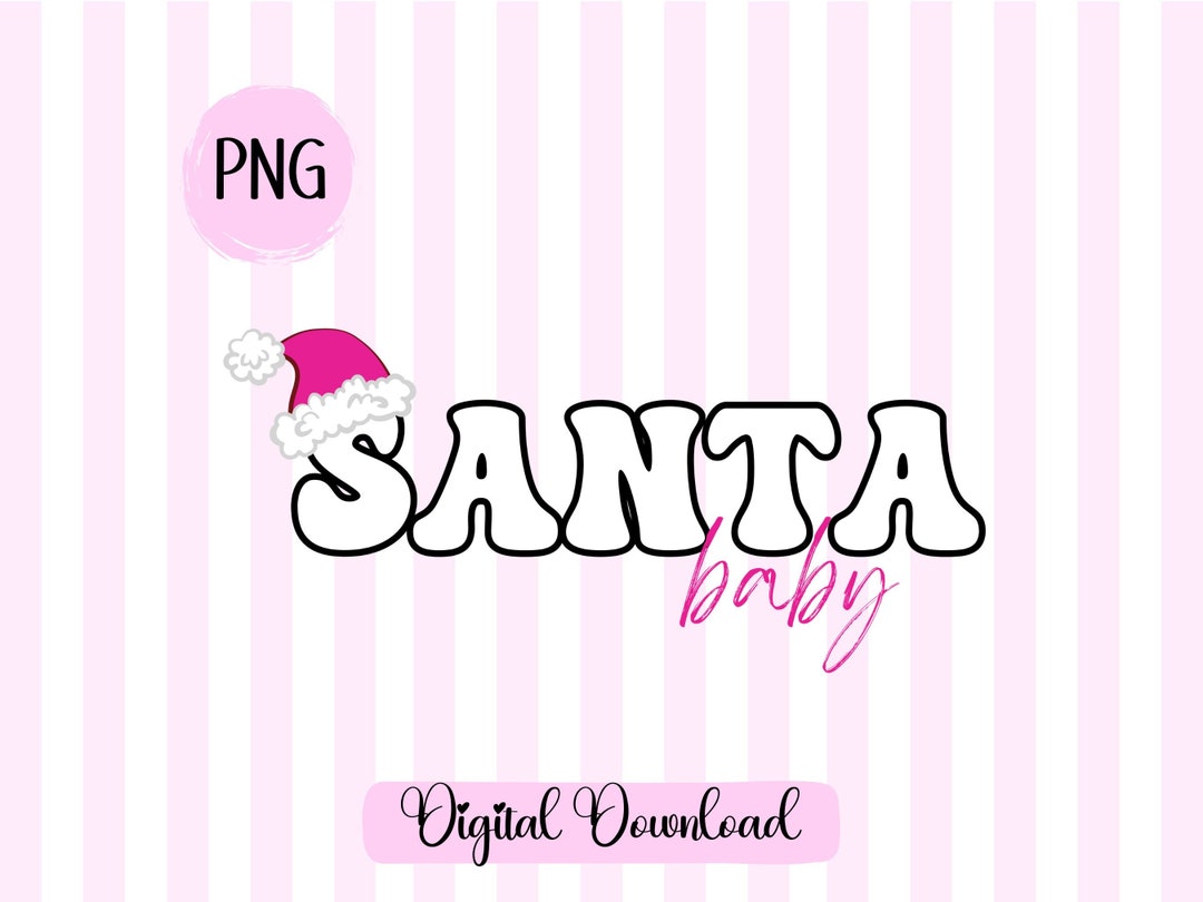 Pink Christmas PNG Pinkmas PNG Christmas Tree Tshirt Santa Baby Png ...