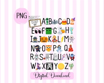Animal Alphabet 26 Letters PNG Font Bundle Clip Art for - Etsy