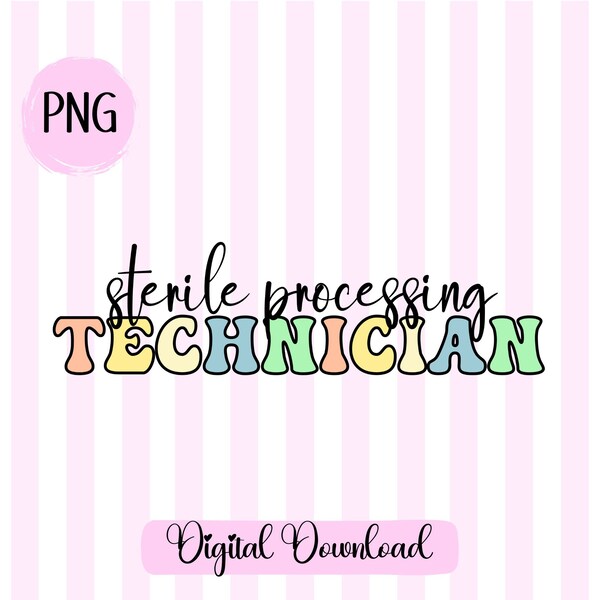 Sterile Processing Tech Png - Etsy