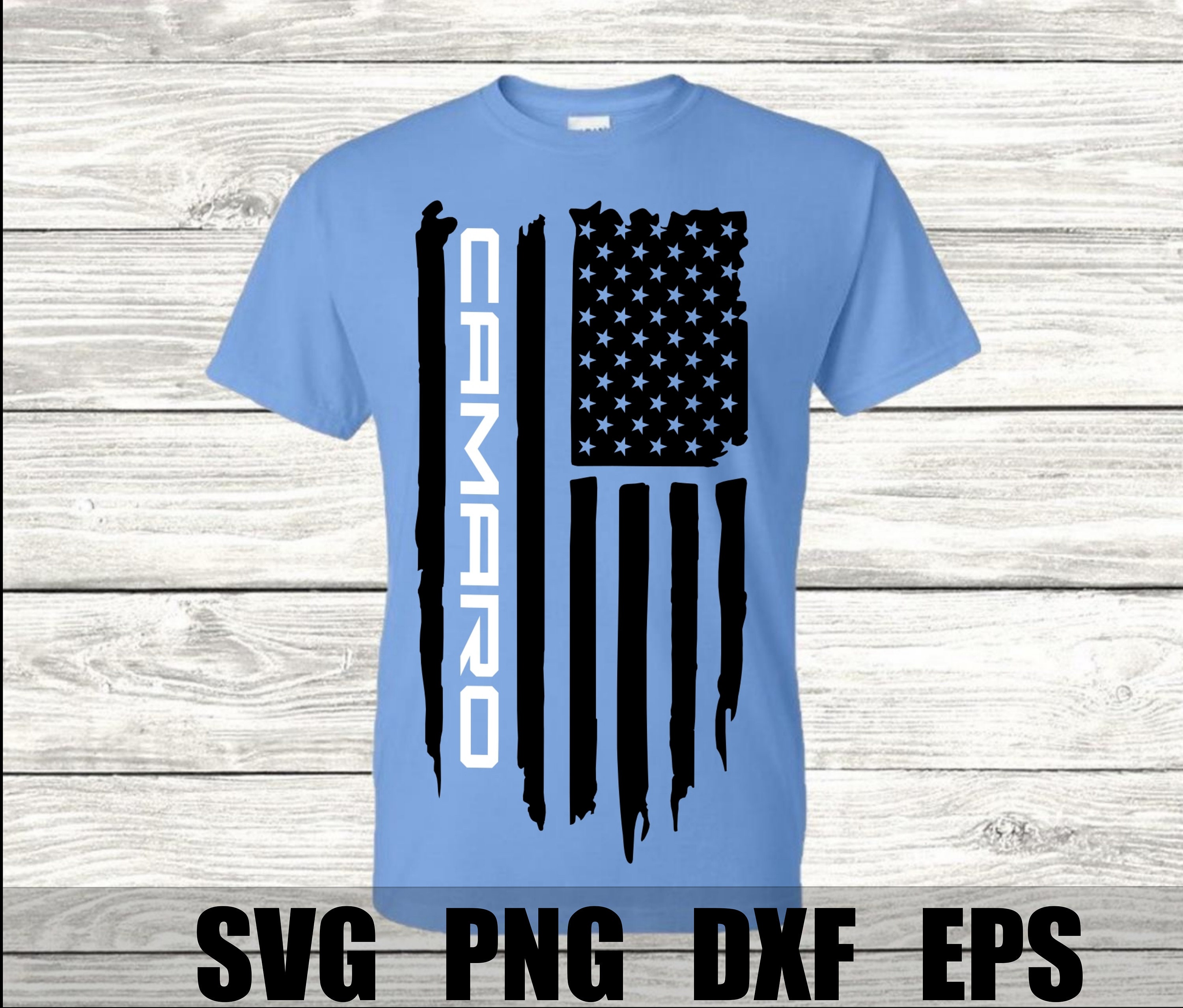 Chevy Camaro Logo With American Flag Svg Png for T-shirts | Etsy Canada