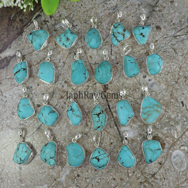 Turquoise Pendant - Etsy