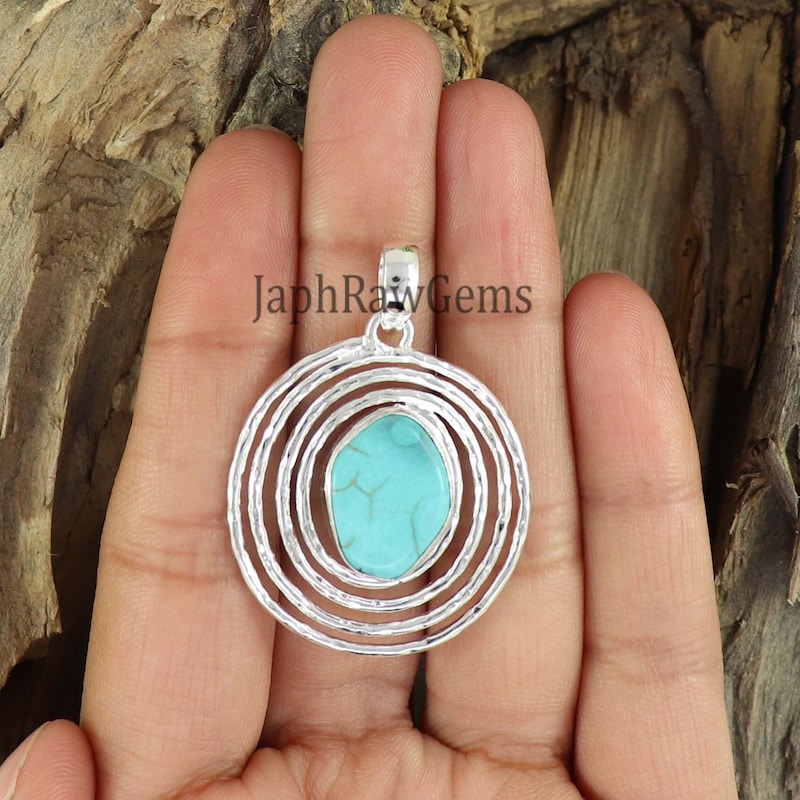 Turquoise Spider Necklace - Etsy