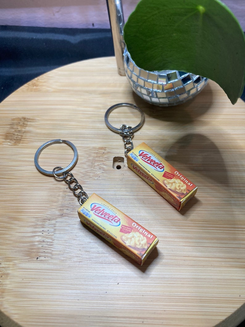 Velveeta Cheese Keychains - Etsy