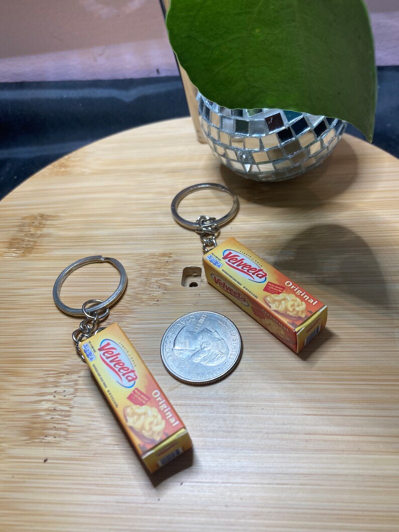 Velveeta Cheese Keychains - Etsy