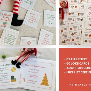 Elf Kit, Printable Elf Kit, Elf Printable Kit, Printable Elf Notes, Elf ...