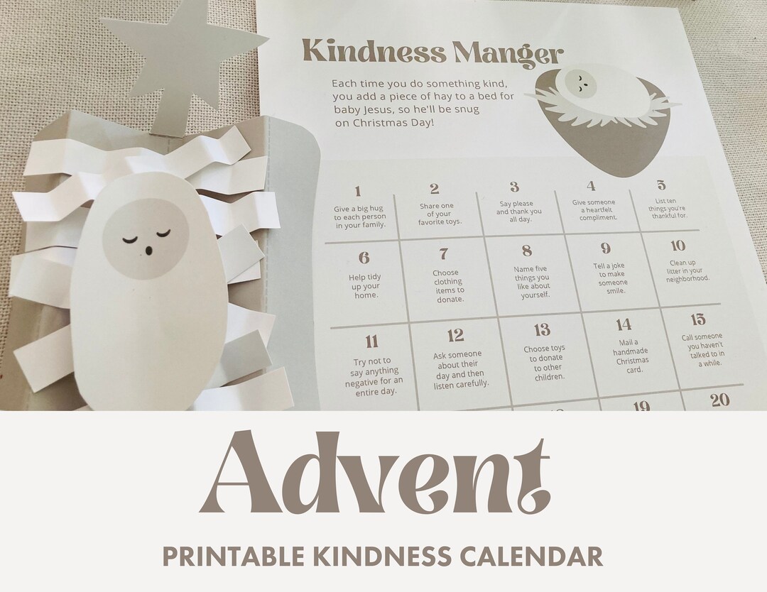 DIGITAL PRINTABLE Advent Christmas Activity, Happy Birthday Jesus ...