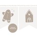 DIGITAL PRINTABLE Gingerbread Garland Gingerbread Banner Bunting Decor ...