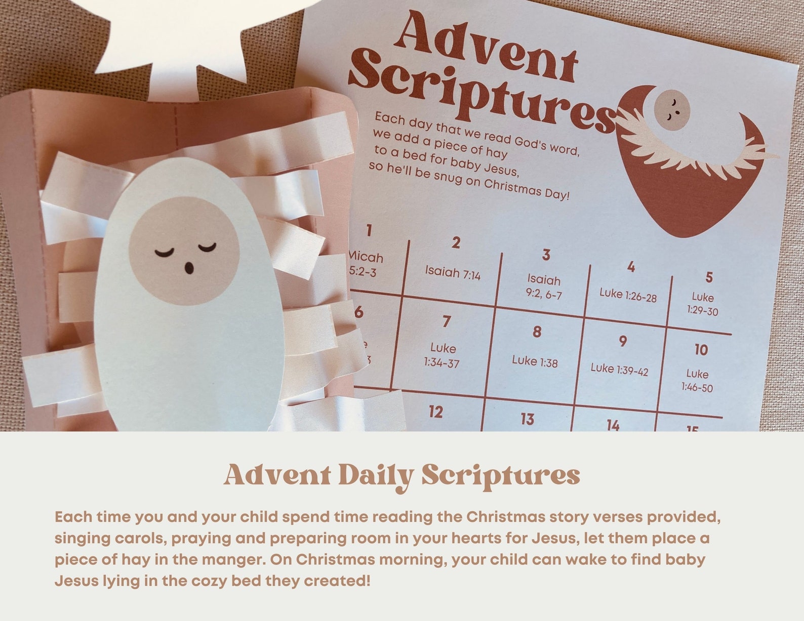 Advent Calendar for Kids, Printable Advent Calendar for Kids, Printable ...